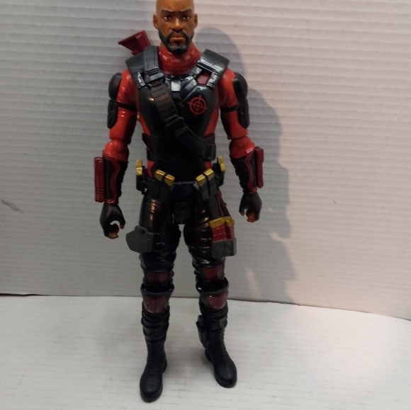 Mattel | Toys | Mattel Dc Deadshot Will Smith 2 In Red Black Suicide ...